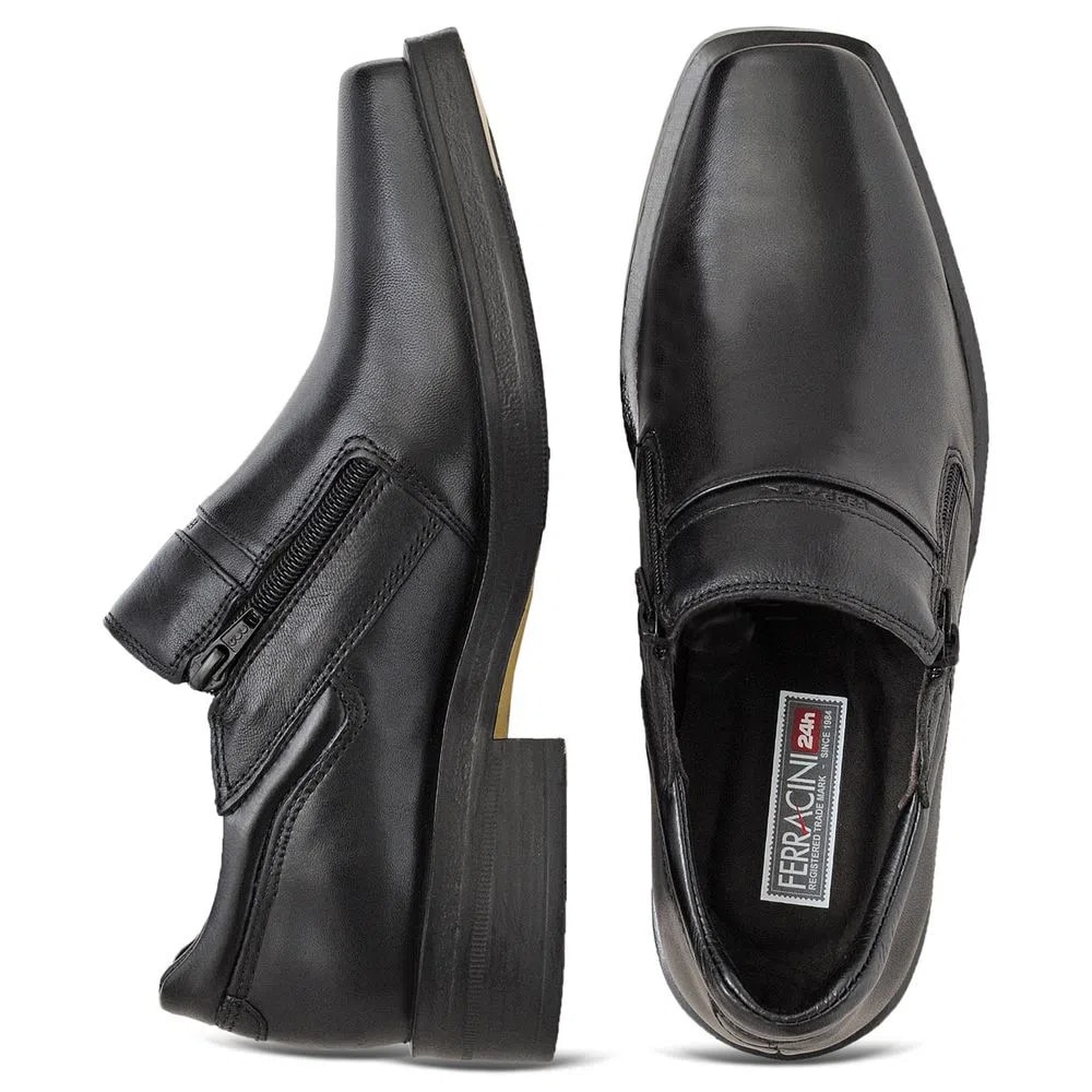 Sapato Em Couro Ferracini Masculino Adulto - Lillean